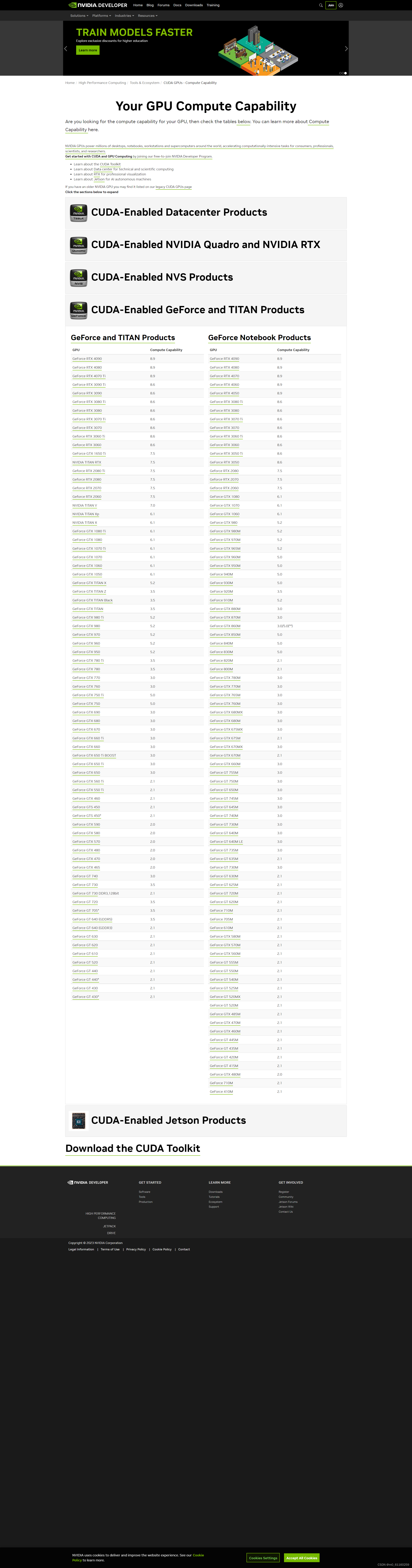 《NVIDIA RTX 40XX CUDA计算能力（Compute Capability）》-CSDN博客