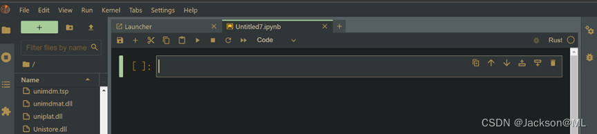 在Jupyter Lab平台用RUST语言开发应用程序_rust jupyter-CSDN博客