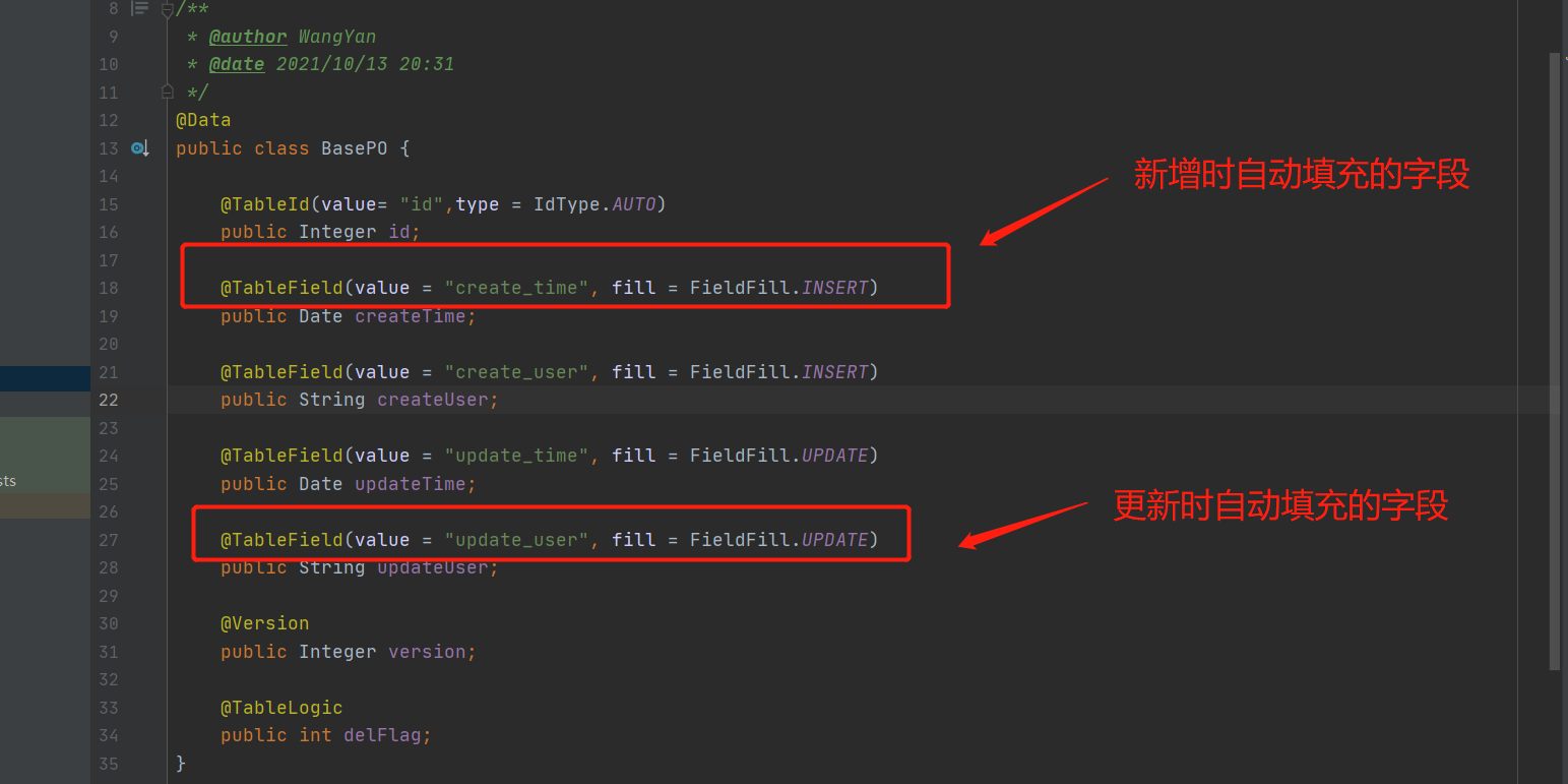 mybatis-plus 自动填充功能整合_insertfill-CSDN博客