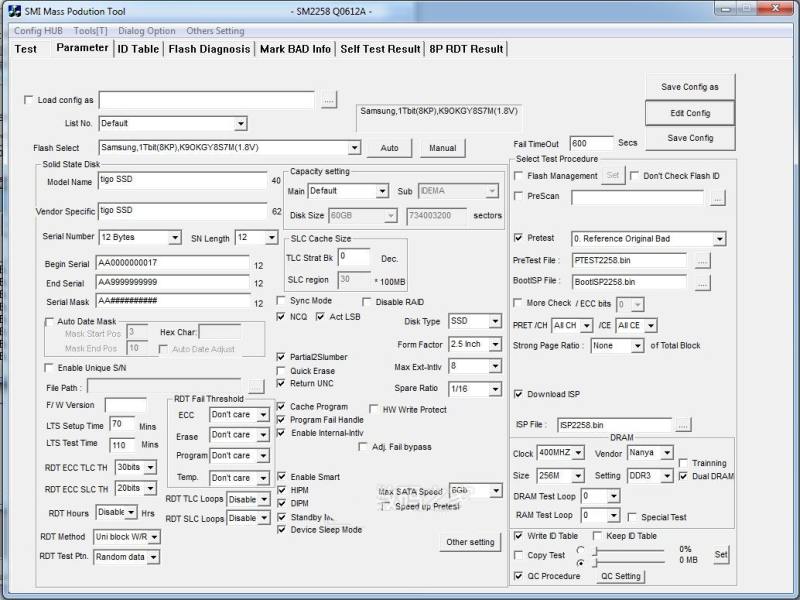 关于RM1135/RTS5735主控固态SSD开卡量产工具的使用简介