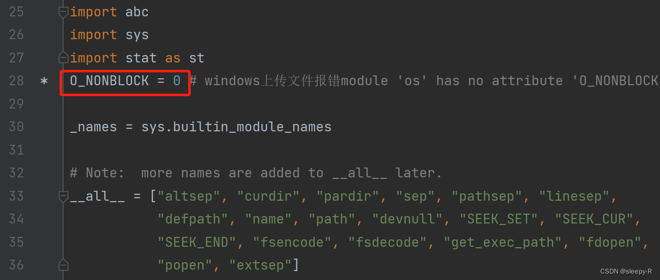 Windows上传文件报错(django)module Os Has No Attribute Copy Csdn博客