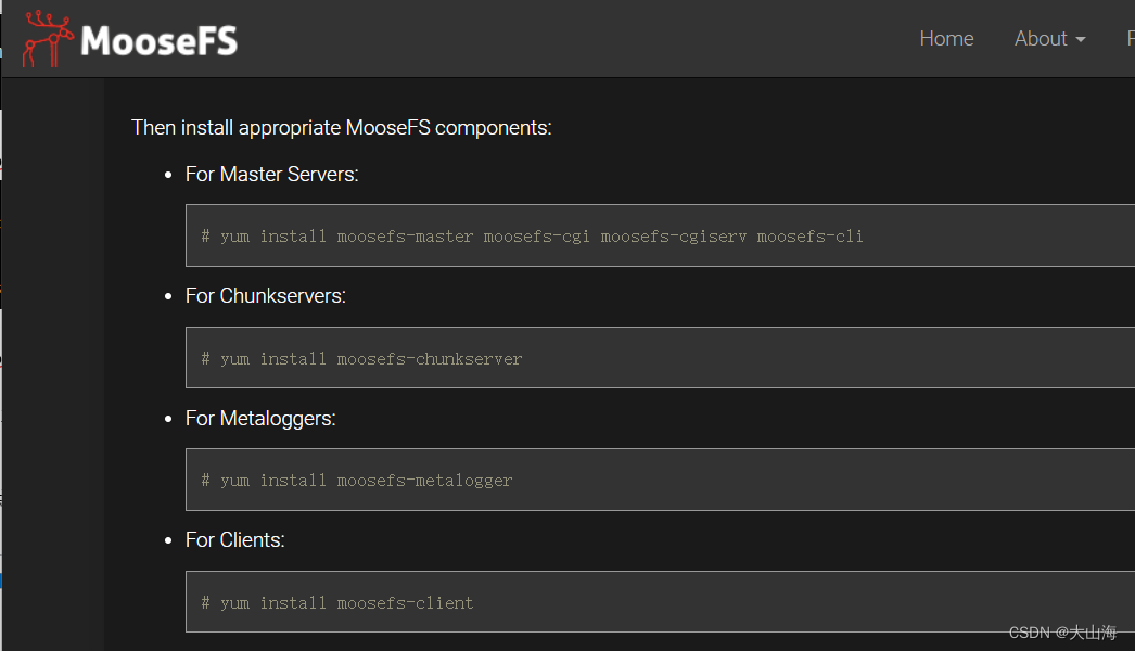 MooseFS分布式存储搭建_moosefs搭建-CSDN博客