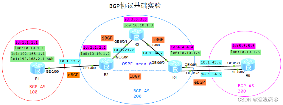 BGP基础学习-实验报告_bgp协议实验报告-CSDN博客