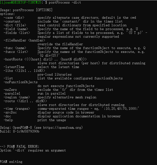 【OpenFOAM】postProcess工具学习笔记_openfoam postprocess-CSDN博客