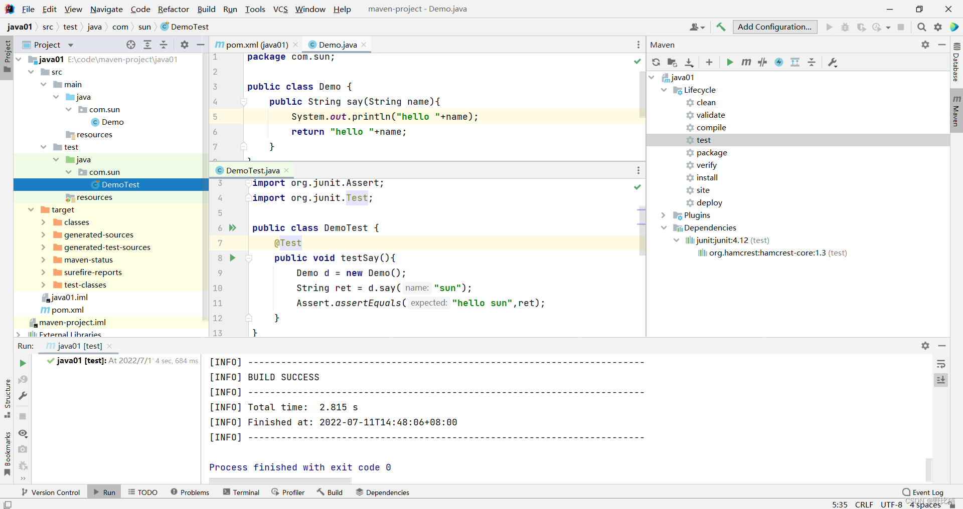 Maven的基本使用_maven package-CSDN博客