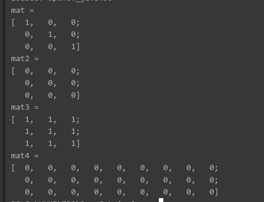 JAVA 图像处理基于OpenCv与JVM-----矩阵对象基础知识_javaopencv mat.zeros-CSDN博客