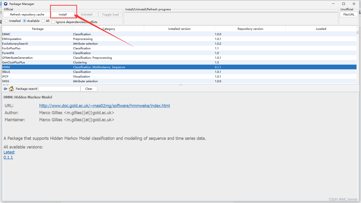 数据挖掘工具weka之weka包的安装_weka下载-CSDN博客
