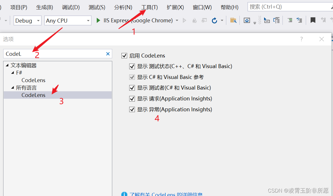 Visual Studio主题字体推荐以及CodeLens启用_visual studio推荐字体-CSDN博客