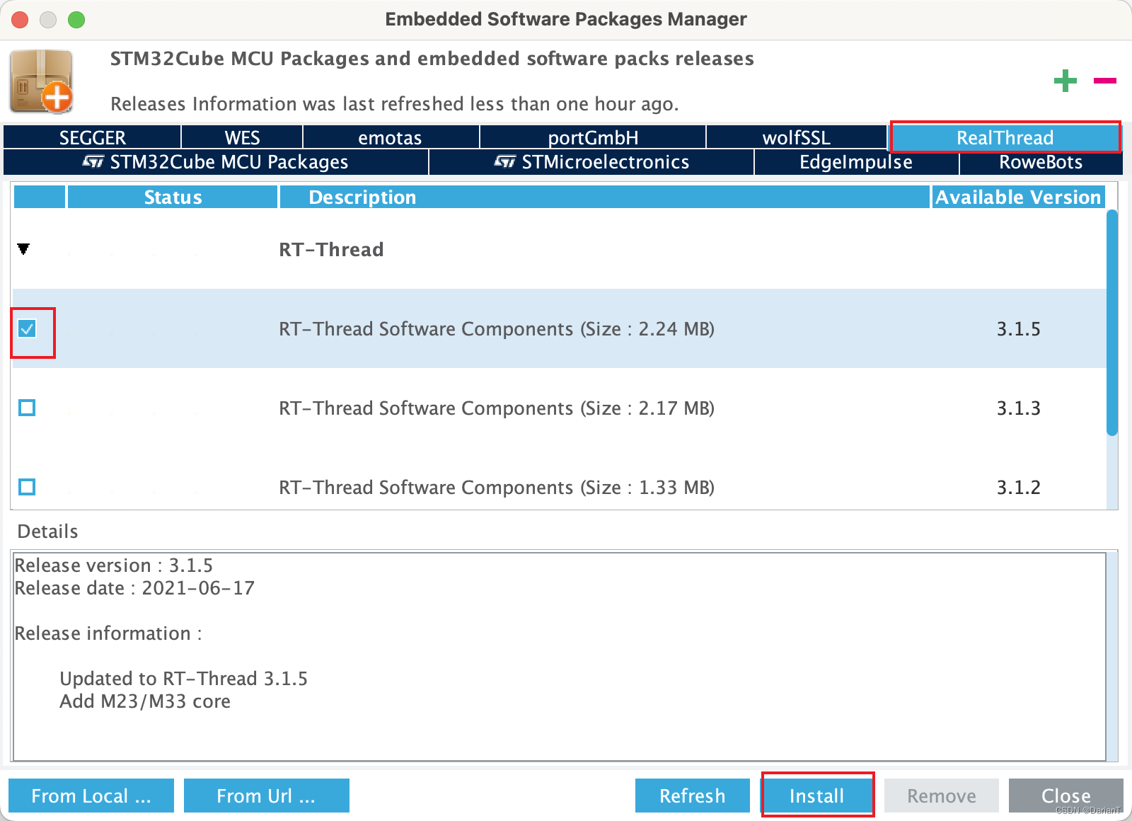 CubeIDE 配置移植 RT-Thread ,实时操作系统工程模板_cubeide 按照rtthread-CSDN博客