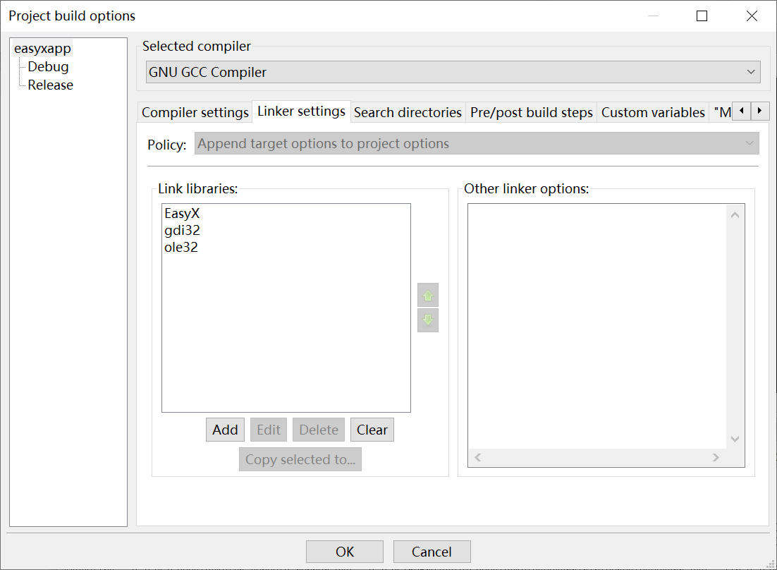 easyX图形库在CodeBlocks 20.03中的配置_codeblocks easyx_大郭小工的博客-CSDN博客