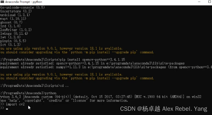 Opencv实战 系列教程1：图像处理（环境配置图像读取打印视频读取打印图像裁剪颜色通道提取边界填充数值计算）、源码解读opencv Python实战 Csdn博客