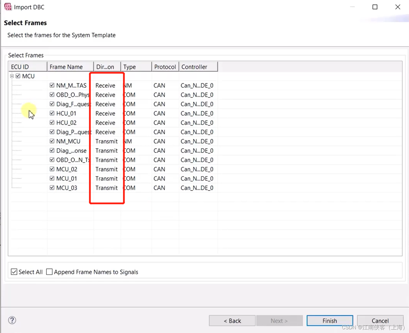 ETAS CP AUTOSAR RTA-CAR工具使用教程 -- ISOLAR-A导入dbc文件_etas教程-CSDN博客