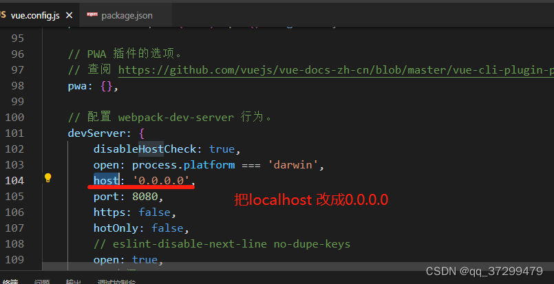 vue npm run serve 启动服务 ip访问报错_nmp run serve 公网ip访问不了-CSDN博客