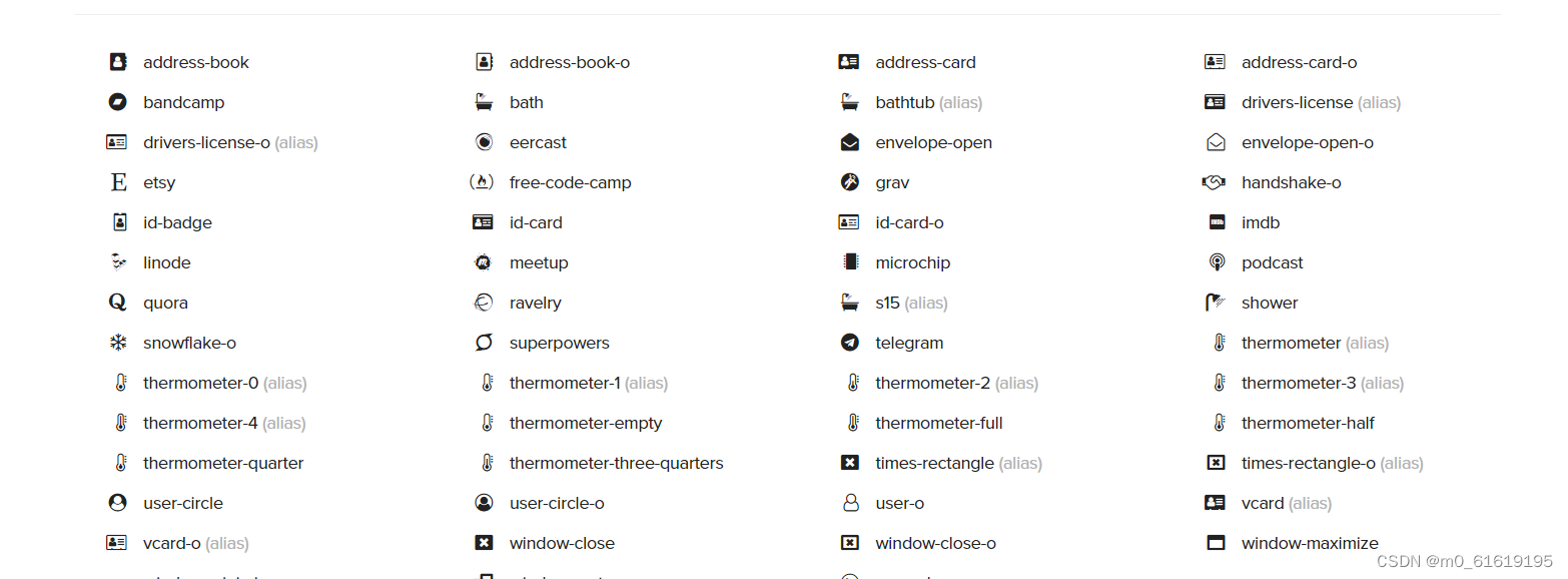 常用图标插件font-awesome_fontawesome插件-CSDN博客
