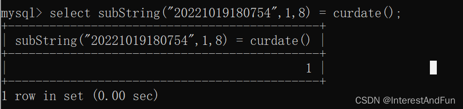 mysql select 两个字段判断是否相等 形如 select a=b_mysql判断两个字段是否相等-CSDN博客