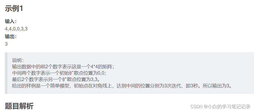 华为od机考真题 矩阵扩散华为od 矩阵扩散 Csdn博客