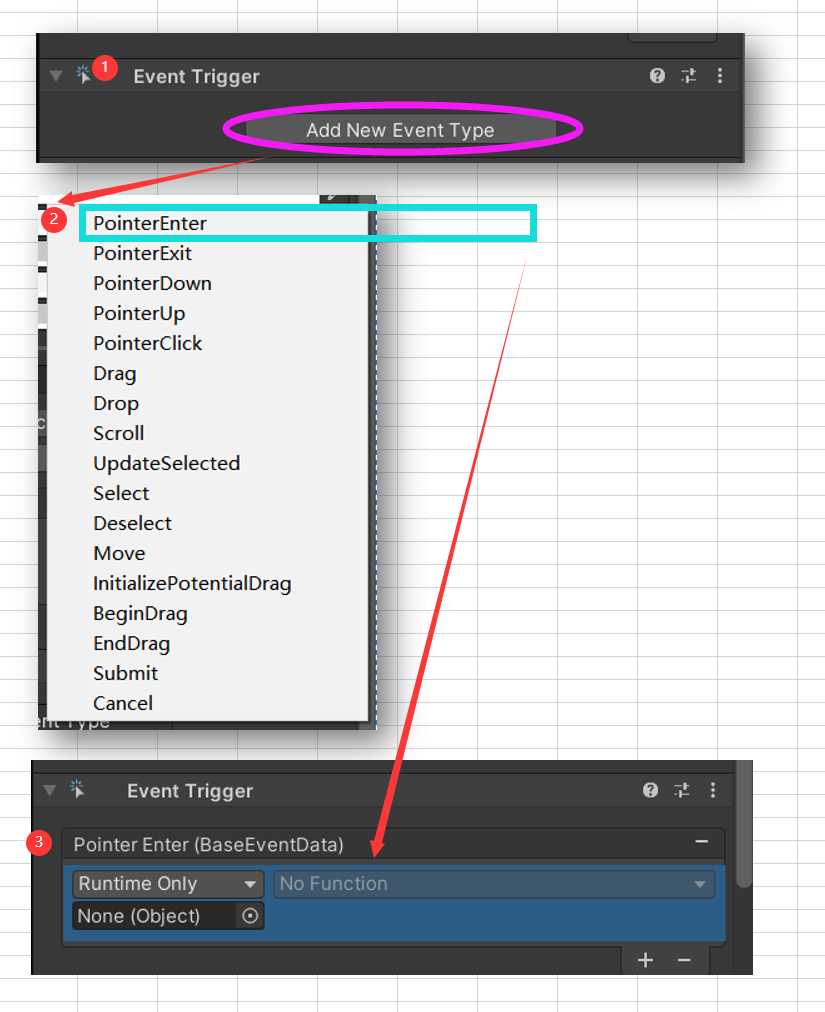 如何用AddListener为PointerEvent增加事件绑定_pointerenter 不生效-CSDN博客