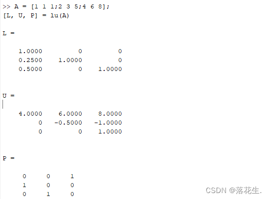 学习matlab线性系统与线性方程matlab用克拉默法则解线性方程组如何在命令行运行 Csdn博客