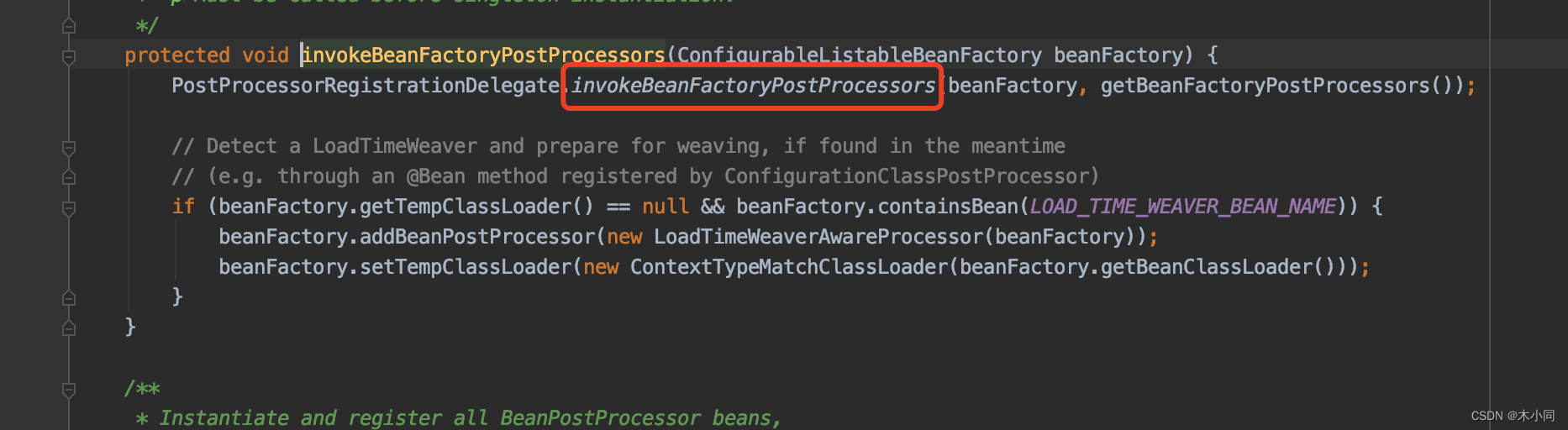 spring源码之invokeBeanFactoryPostProcessors()方法解析 ...