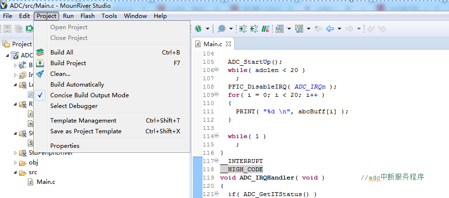 【BLE 5.3无线MCU CH582】2、MounRiver IDE初体验_mounriver run-CSDN博客