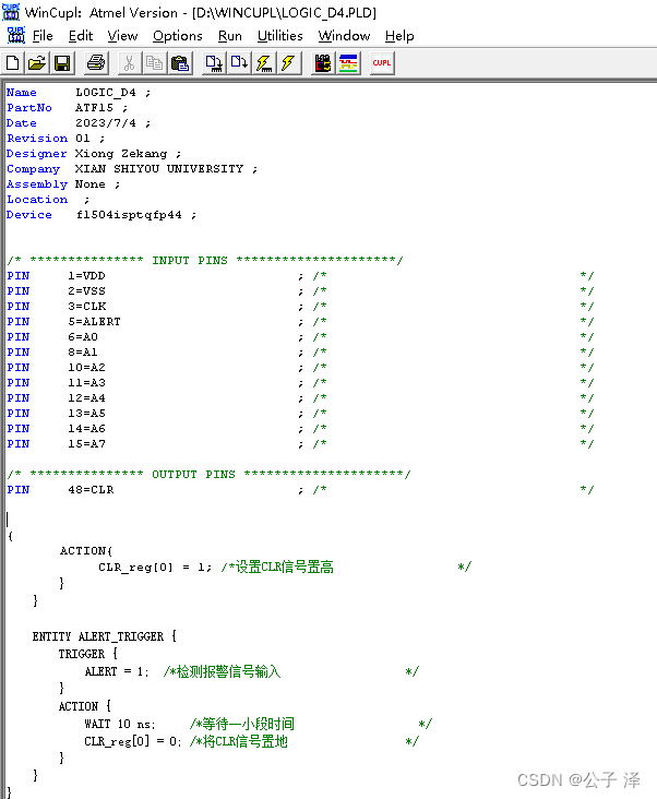 CPLD开发板ATF15XX-DK3-U使用说明(内含全流程Atmel Prochip Designer和Atmel WinCUPL开发串烧 ...