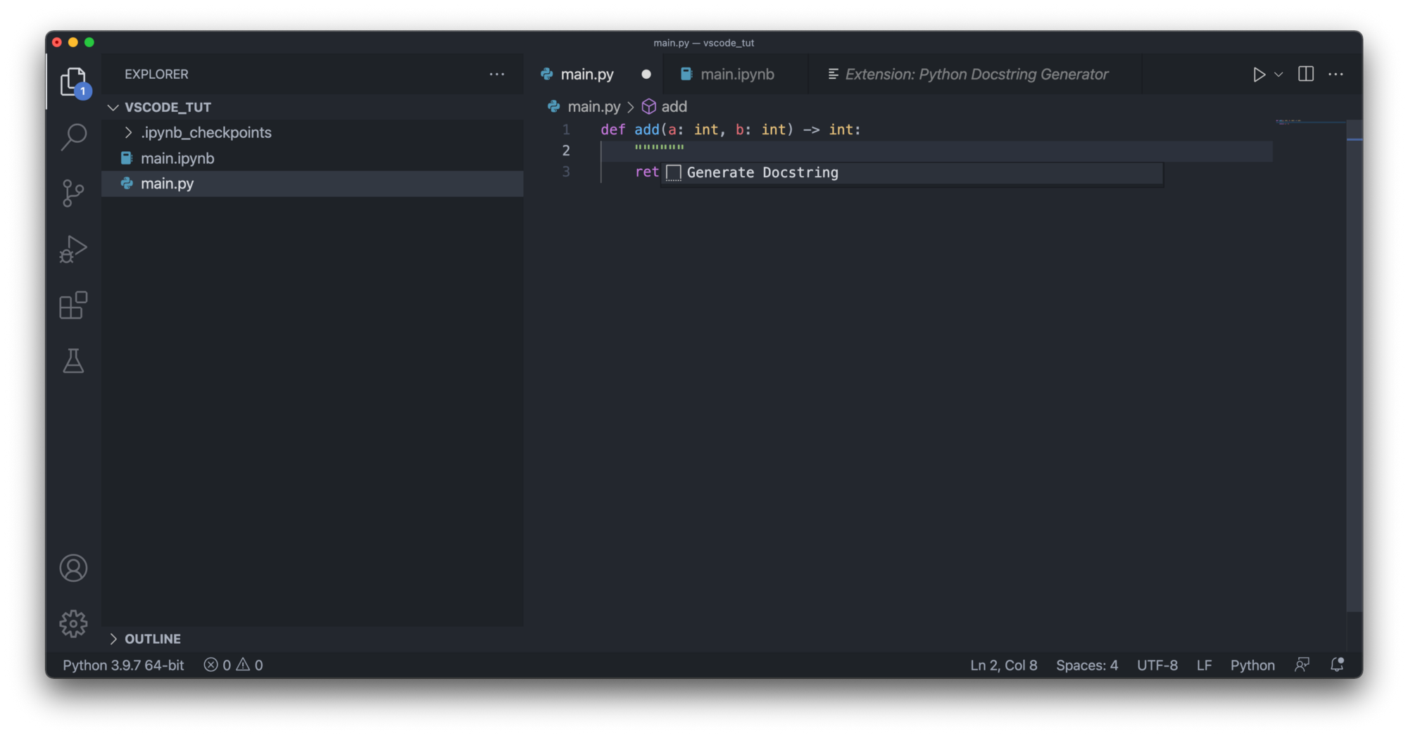 VScode配置用于数据科学开发的Python环境和3个必须的插件介绍_vscode写python要什么插件-CSDN博客