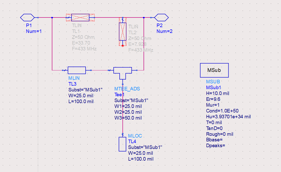 06、ADS使用记录之分布式参数匹配_射频电路中msub是什么-CSDN博客