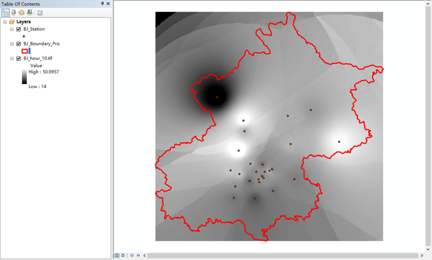 Python中ArcPy实现Excel时序数据读取、反距离加权IDW插值与批量掩膜_arcpy 散点插值-CSDN博客