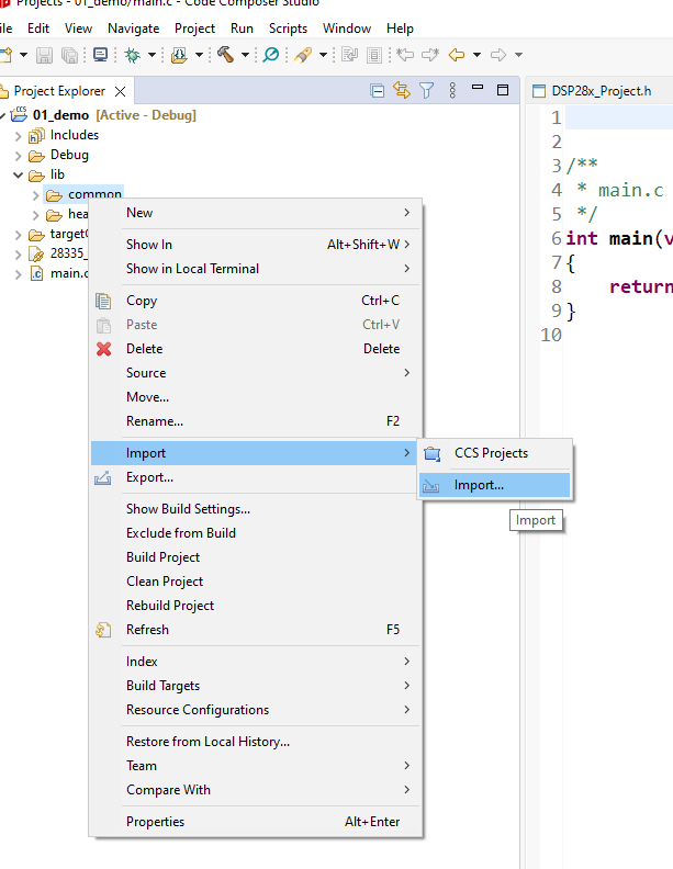 【DSP】建立工程模板，基于TMS320F28335_tms320f28335工程模板创建-CSDN博客