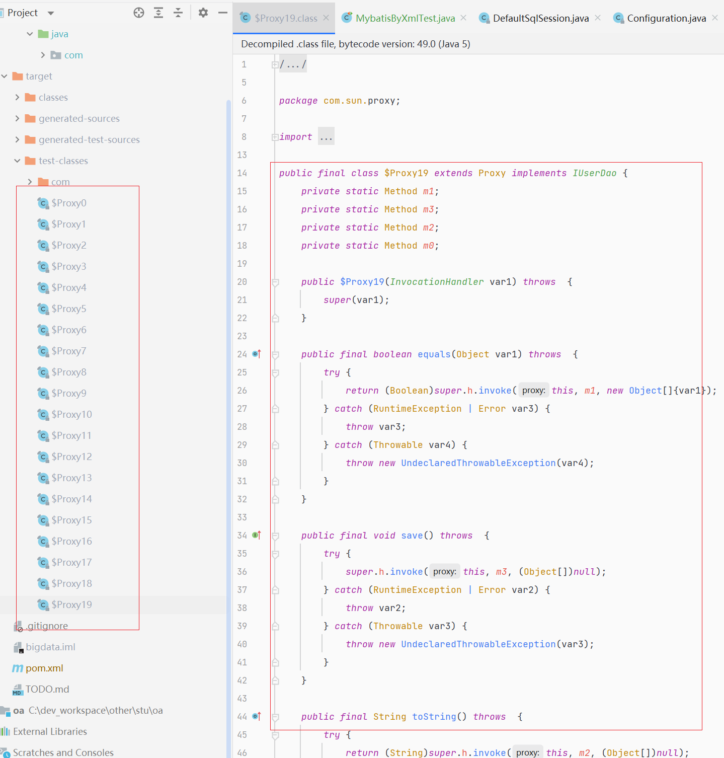 填坑之动态代理生成的代理类文件在哪？_怎么看jdk生成动态代理后的文件-CSDN博客