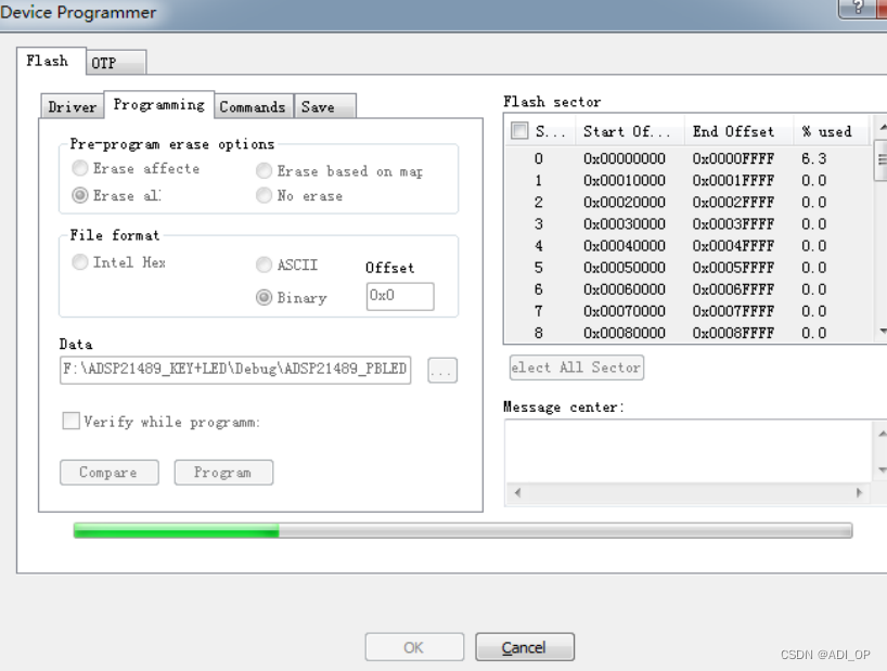 用21489做超低延时的主动降噪应用（六）：21489的Flash Program详解_adi 21489-CSDN博客