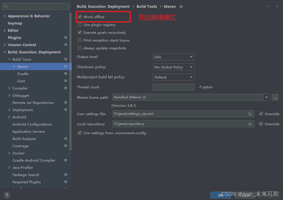 maven报错：Cannot access maven-default-http-blocker (http://0.0.0.0/) in offline mode_maven 0.0.0.0 ...