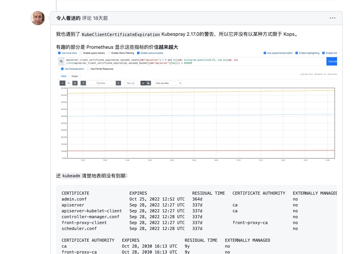 k8s Client certificate is about to expire 客户端访问 APIServer 证书快过期_kubeclientcertificateexpiration ...