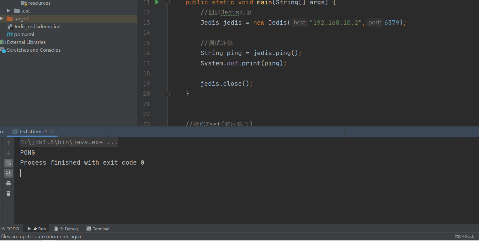 Jedis连接失败解决：JedisConnectionException: Failed connecting to host localhost:6379_failed connecting ...