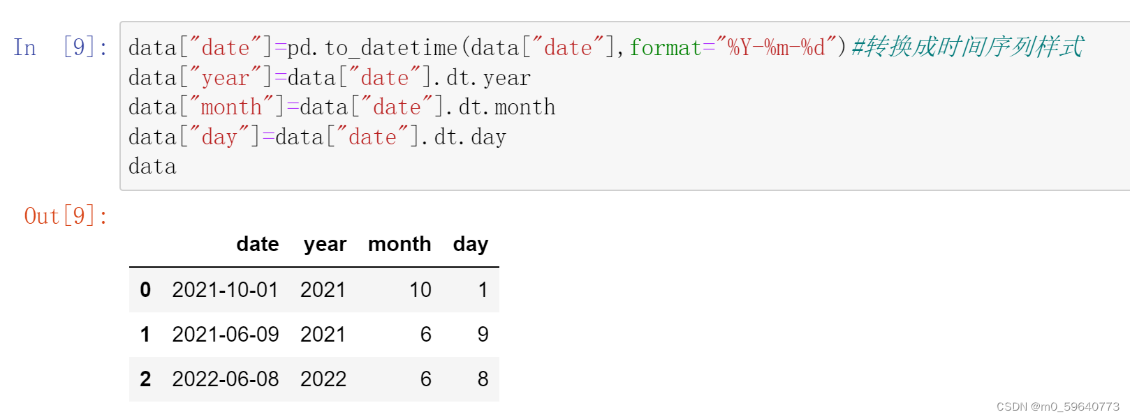 提取年月日pd.to_datetime_pd 获取月份-CSDN博客