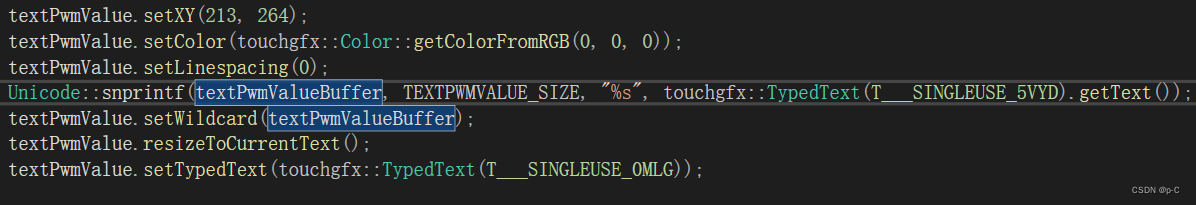 【TouchGFX】浮点数显示_unicode::snprintffloat-CSDN博客