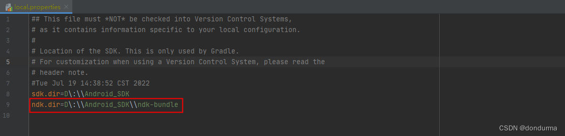 Android运行报错“No toolchains found in the NDK toolchains folder for ABI with prefix: arm-linux ...