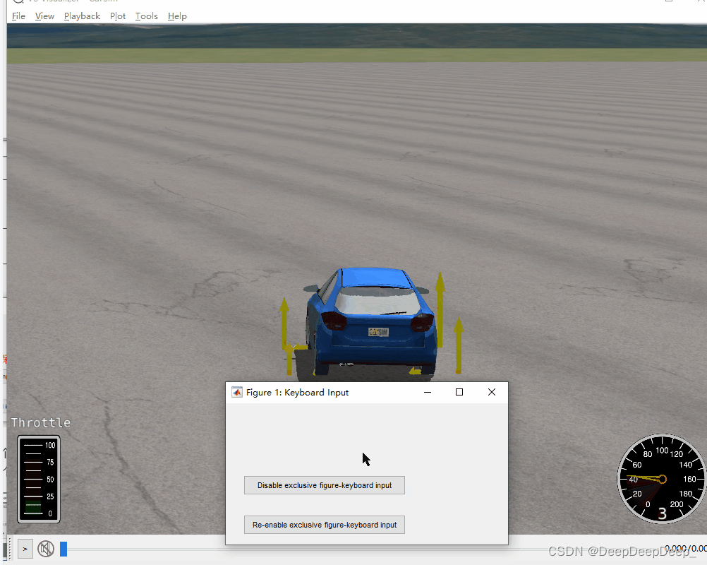 通过键盘WASD键控制CarSim车辆模型仿真运行_simulink keyboard input-CSDN博客