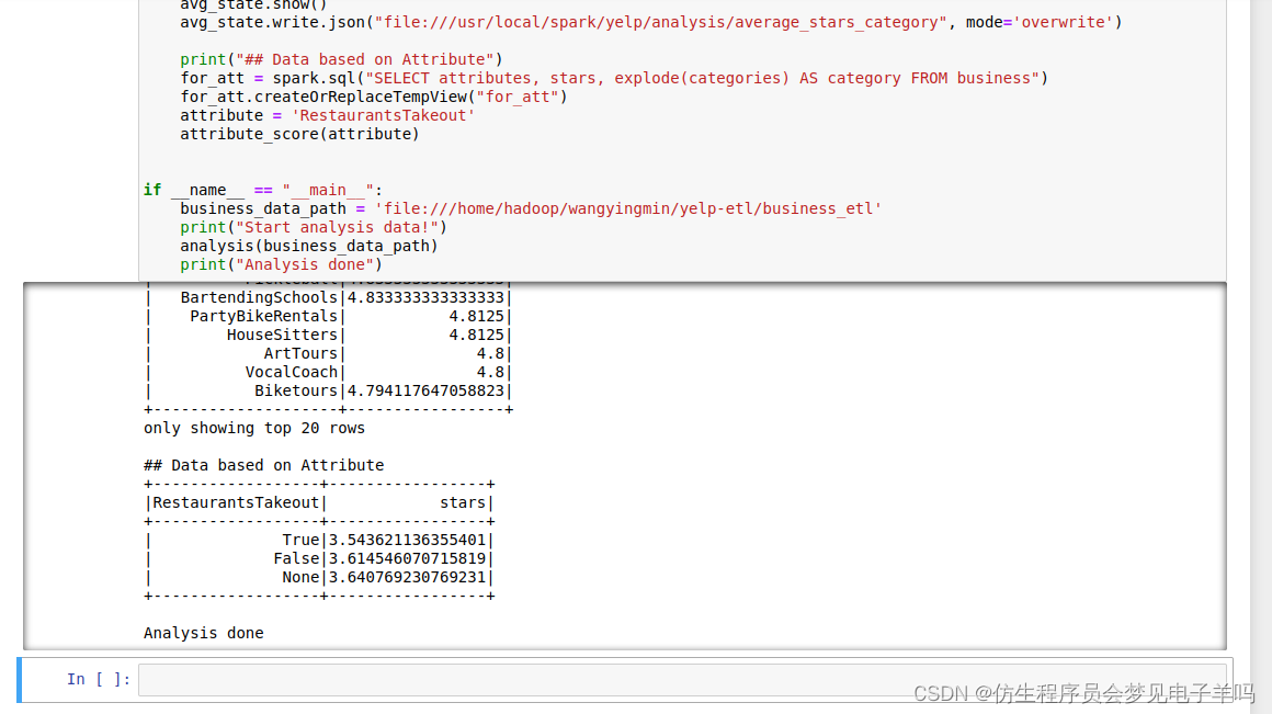 【大数据基础】基于YELP数据集的商业数据分析_yelp data-CSDN博客