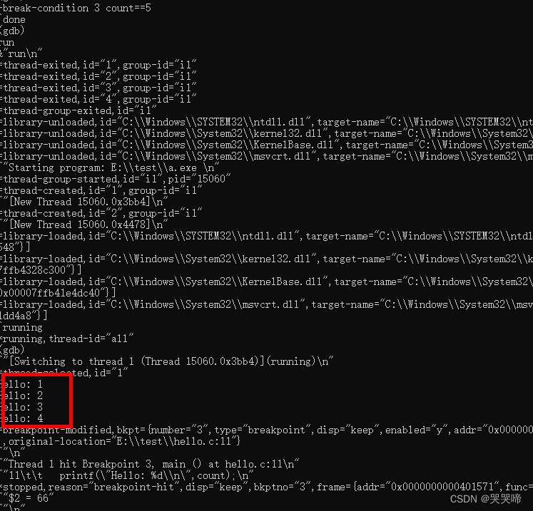 GDB/MI 命令总结_gdb break-insert-CSDN博客