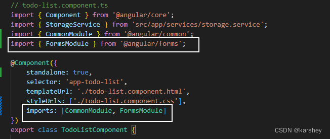 【angular报错】组件设置standalone后：Can‘t bind to ‘ngModel‘ since it isn‘t a known property of ‘input ...