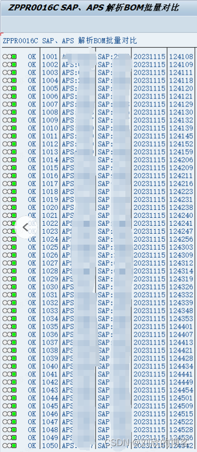APS、SAP解析BOM批量核对(我的APS项目三)_sap查询不同时间的bom差异-CSDN博客