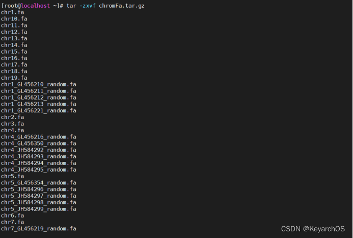 在KeyarchOS操作系统上安装运行Bowtie2(测序序列与参考序列比对)_bowtie2构建索引-CSDN博客