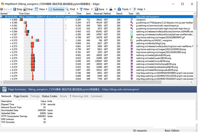 Selenium结合HttpWatch进行Web自动化测试（实时获取页面性能）_selenium 获取浏览器响应时间-CSDN博客