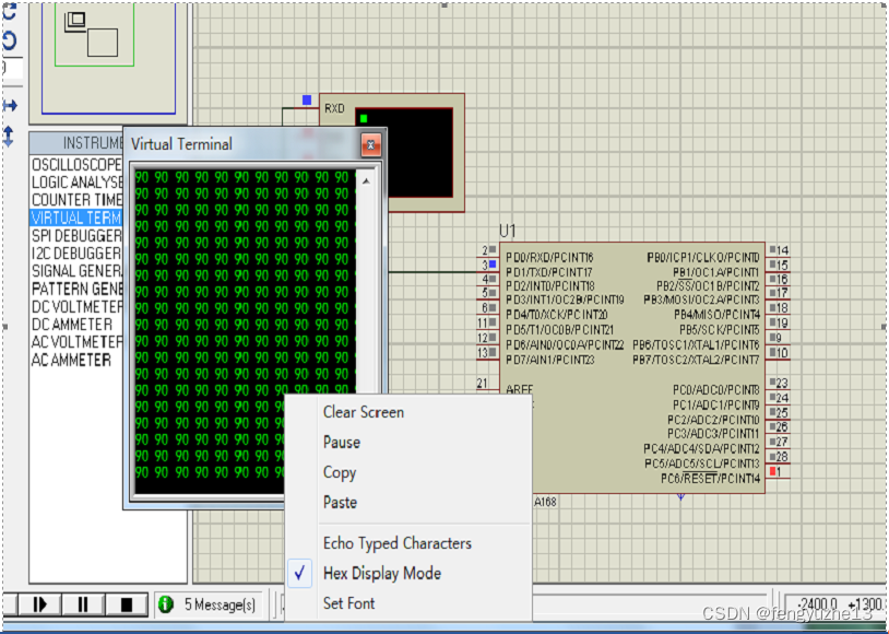 AVR单片机开发6——AVR单片机串口Proteus调试注意事项_proteus未指定程序属性-CSDN博客