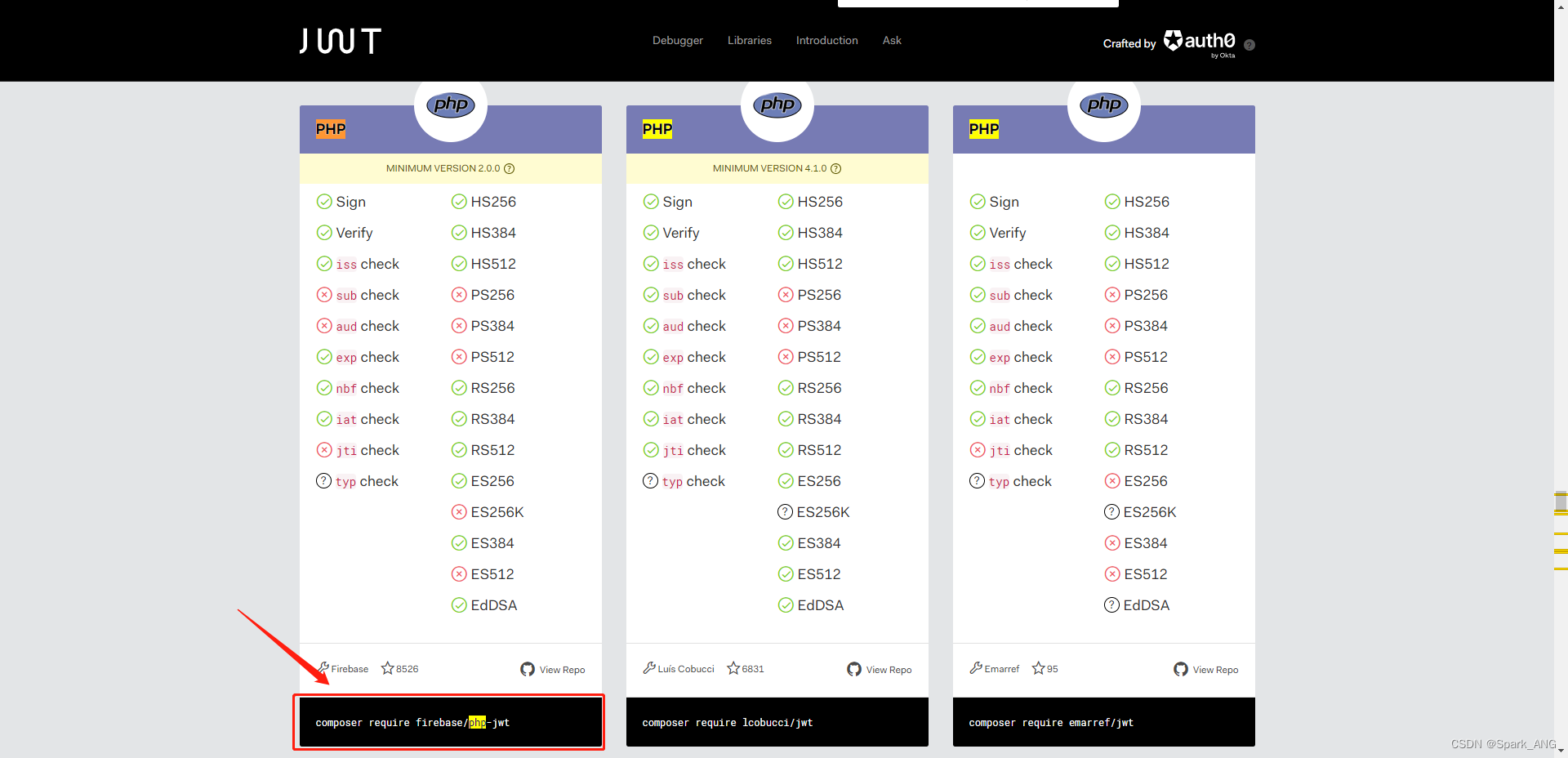 JWT鉴权验证（PHP官方版）_php-jwt官网-CSDN博客