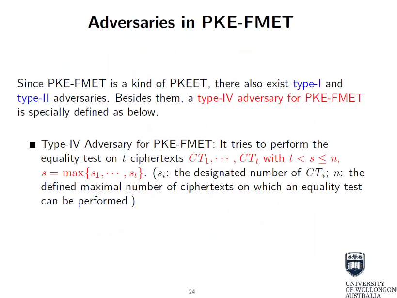 【Willy Susilo 学术报告01】Public-Key Encryption with Multi-Ciphertext ...