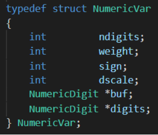 PostgreSQL: Numeric类型介绍 ——PostgreSQL源码分析课程作业_postgresql numeric-CSDN博客