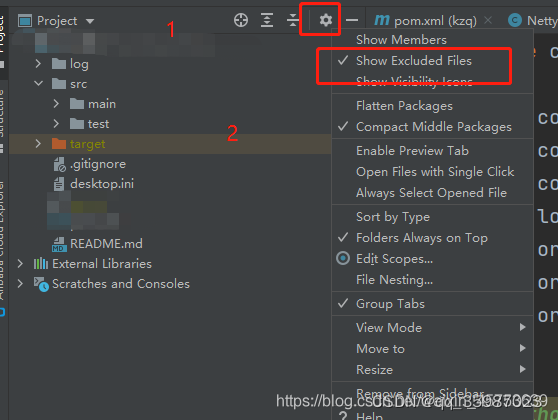 idea不显示 target文件夹的解决方式_idea 不显示target-CSDN博客